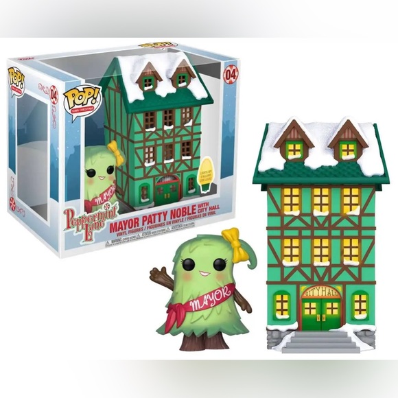 Funko | Toys | Funko Town Pop Vinyl Figure Mayor Patty Noble With City ...